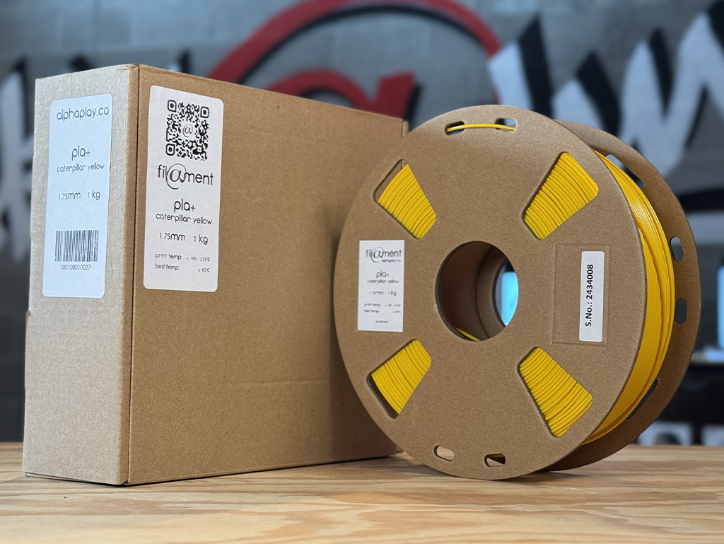 3D Printer Filament PLA+ Caterpillar Yellow 1.75mm – alpha@play