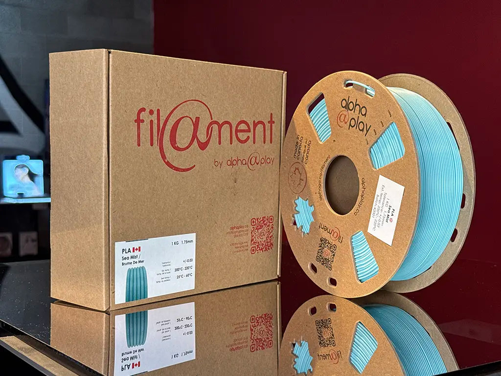 3D Printer Filament PLA Sea Mist 1.75mm – alpha@play