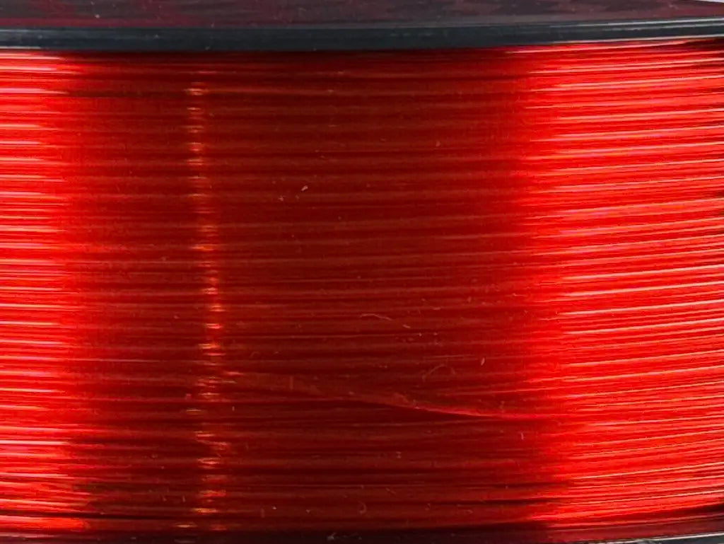 Filament PLA Transparent - Red 1kg – alpha@play