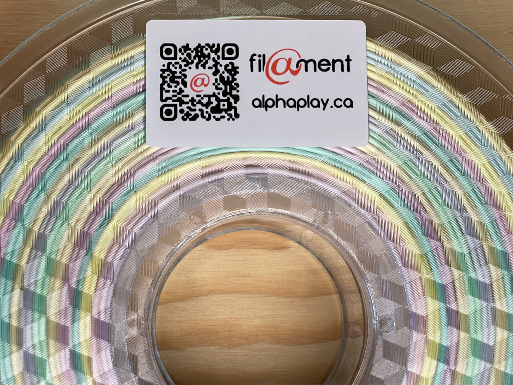 Filament PLA Silk Bright Rainbow 1kg – alpha@play